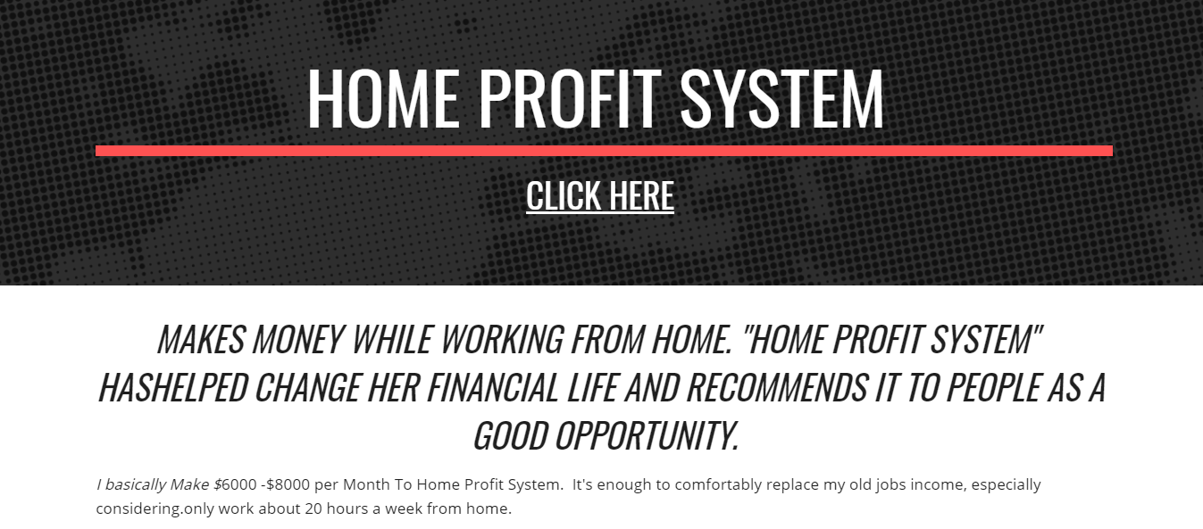 (Review) Home Profit System – IS IT A SCAM? - I Buy I Review